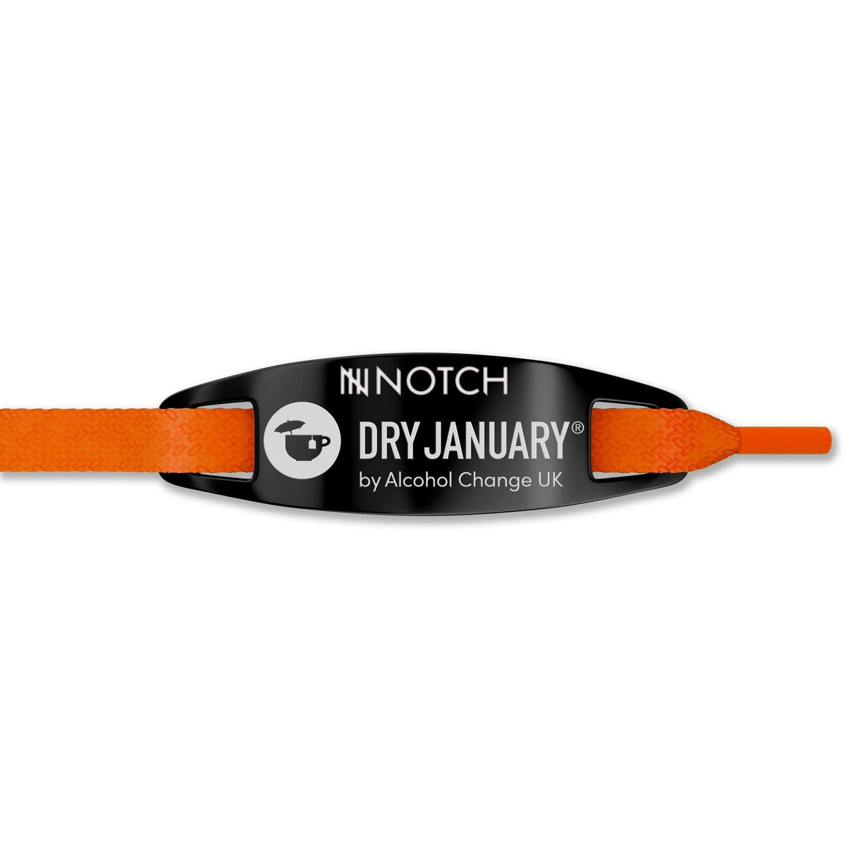 Dry January NOTCH Lace Tag - Black – Alcohol Change UK
