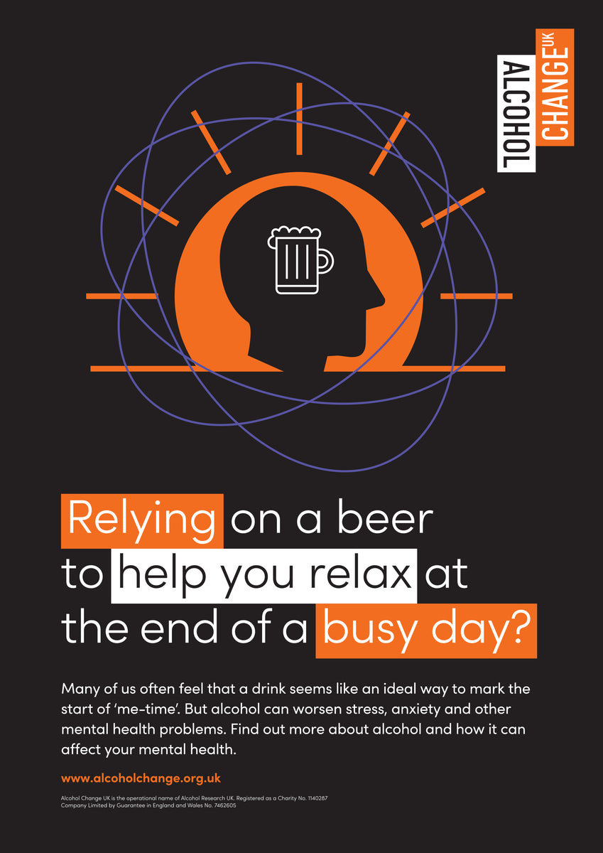 'Alcohol and mental health' awareness material – Alcohol Change UK
